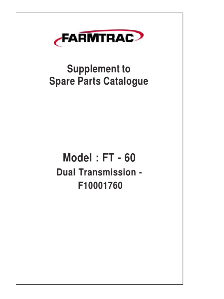 Dokumen - Tips - Model FT 60 To Amglinkcomfilescataloguesspare Parts ...