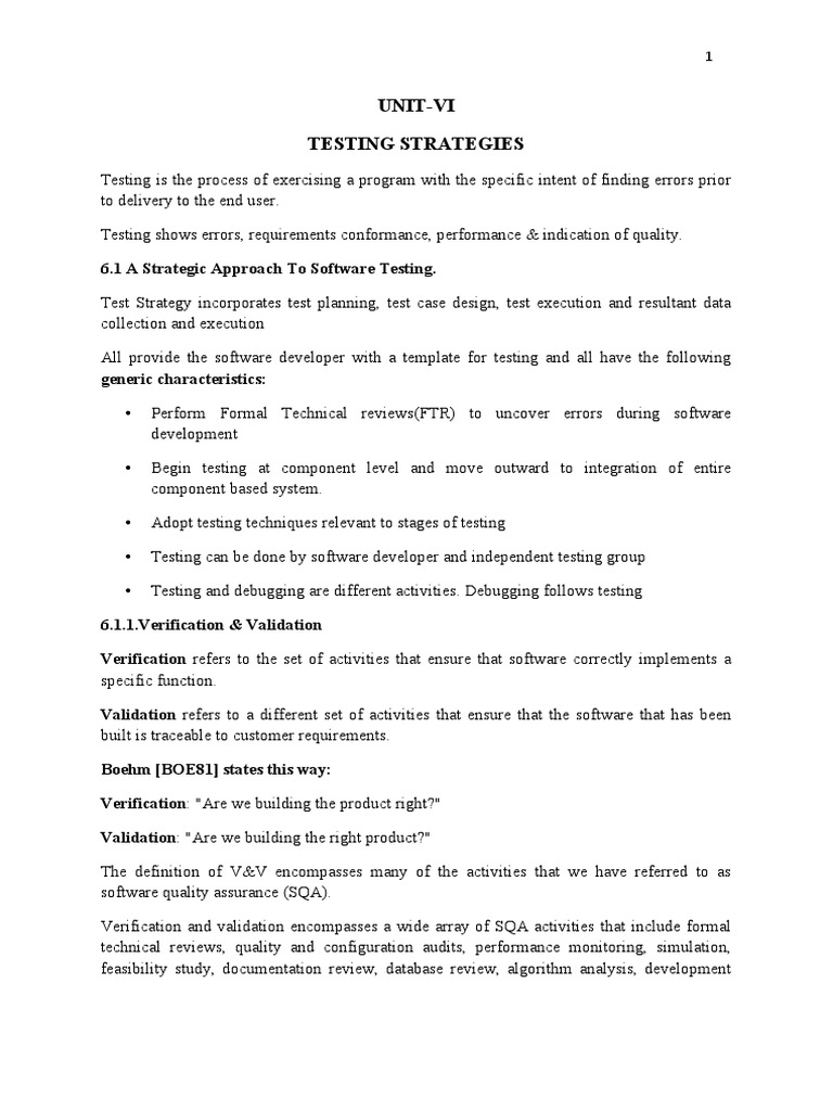 Software Engineering Testing Techniques | PDF | Software Testing | Unit ...