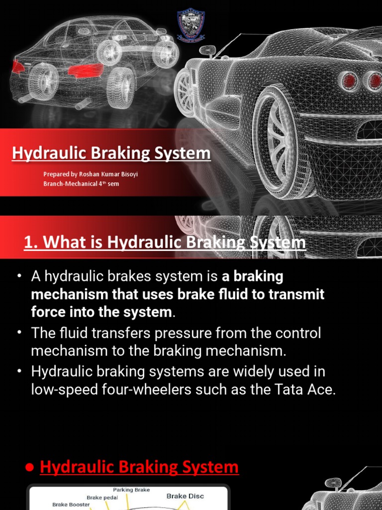 Hydraulic Braking System: Prepared by Roshan Kumar Bisoyi Branch ...