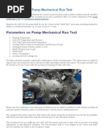 Pump Performance Test Procedure | PDF | Flow Measurement | Pump