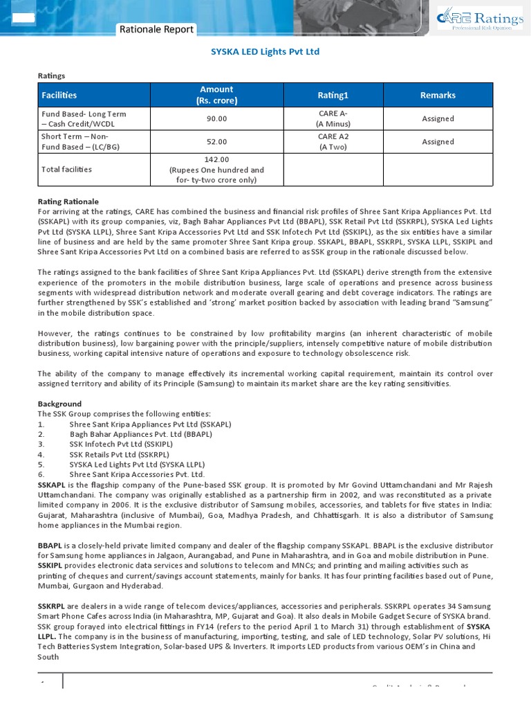 Syska Led Lights PVT LTD | PDF | Smartphone | Samsung Electronics