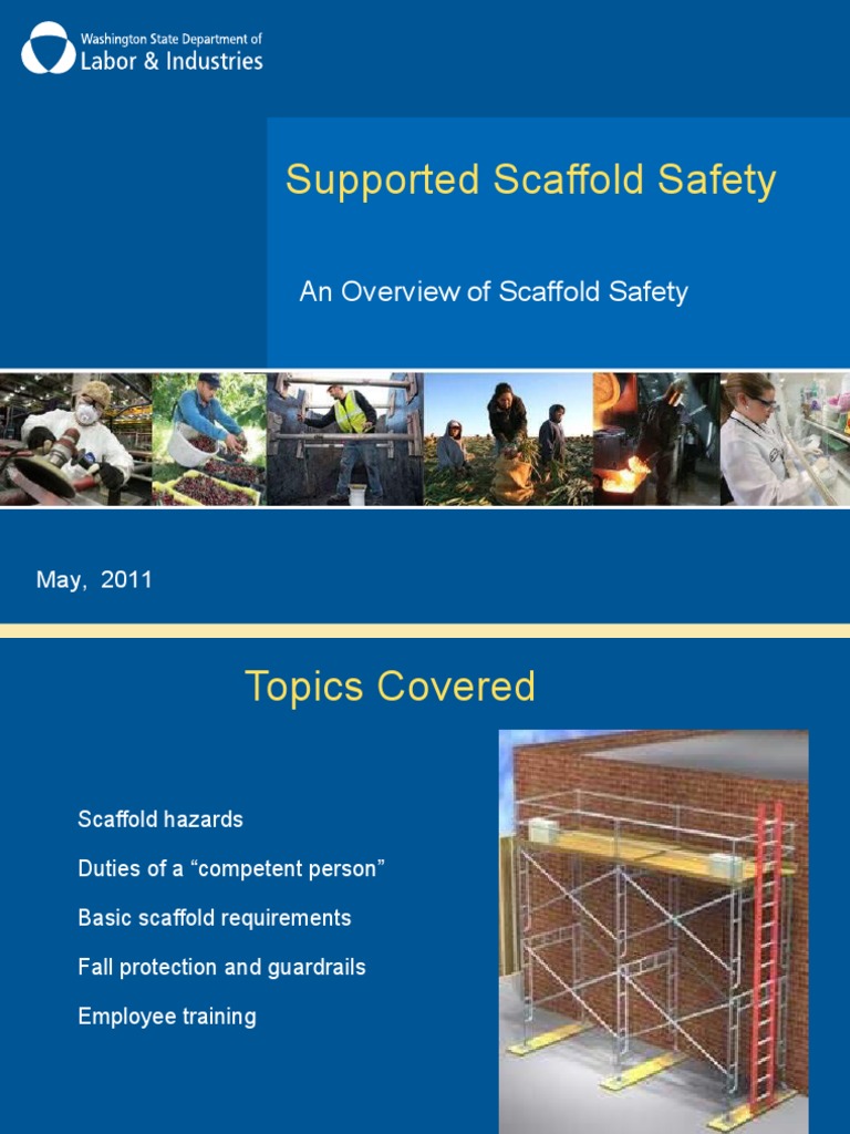 Scaffold Overview | PDF | Scaffolding | Occupational Safety And Health