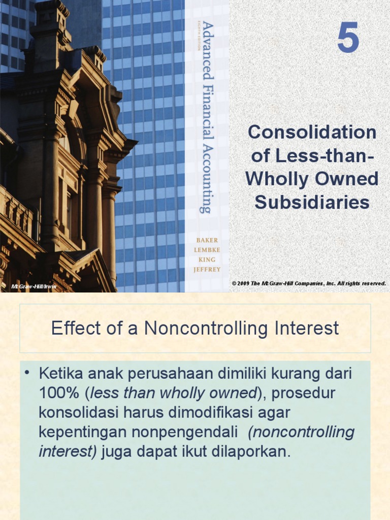 Chap005 Transl Consol of Less-Than-Wholly-Owned Dec2020 | PDF