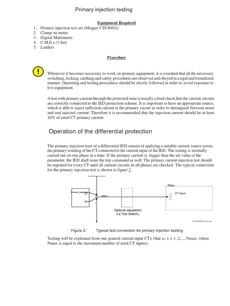 Differential Stability Test Procedure | PDF | Ct Scan | Electrical ...
