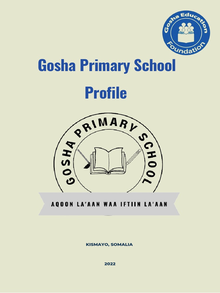 Gosha Primary School Profile | PDF