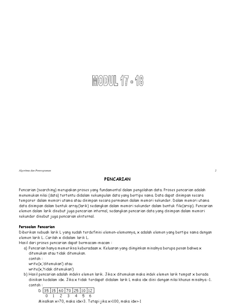 Algo 2 Pert 5 - 6E | PDF