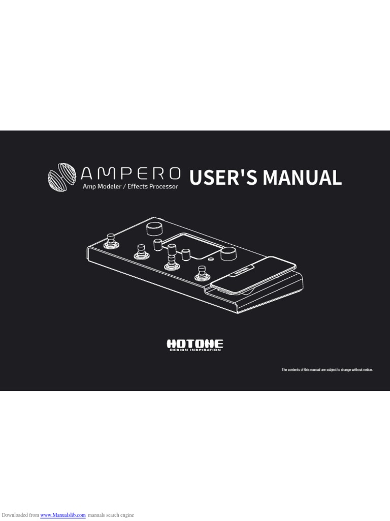 Ampero | PDF | Sound Technology | Electricity