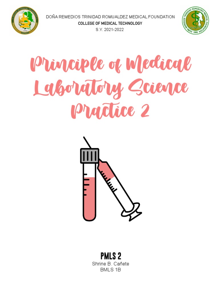Principle of Medical L Aboratory Science Practice 2: Pmls 2 | PDF | Infection | Transmission ...