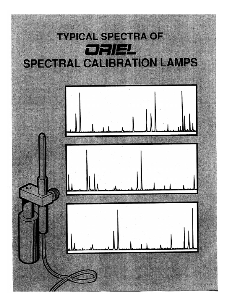 Oriel Typical Spectra of Calibration Lamps | PDF