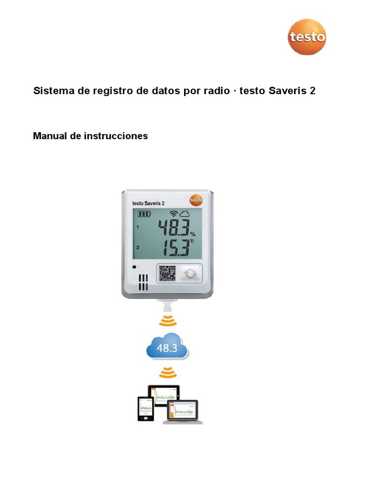 Testo Saveris 2 Manual de Instrucciones | PDF | Contraseña | sistema de ...
