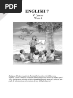 English 7: Summative Test No. 1 Lessons 1 & 2 Listening Strategies ...