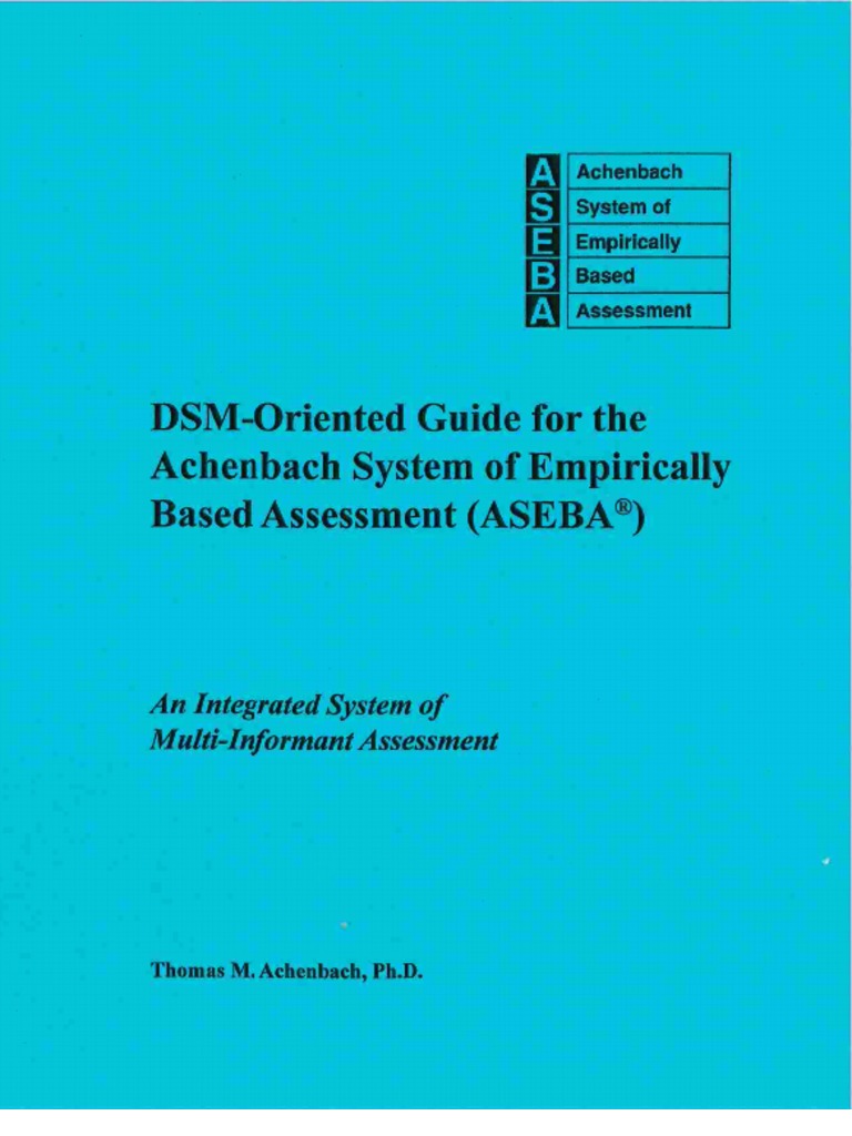 DSM Oriented Guide For The ASEBA | PDF | Diagnostic And Statistical ...