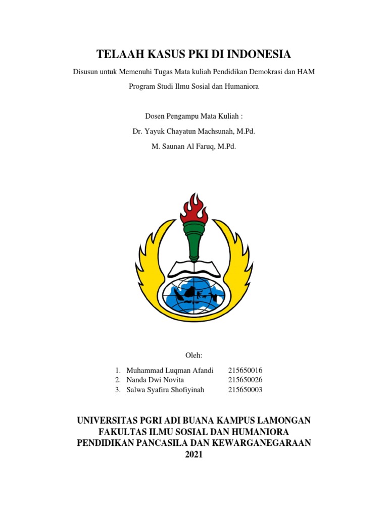 Telaah Kasus PKI | PDF