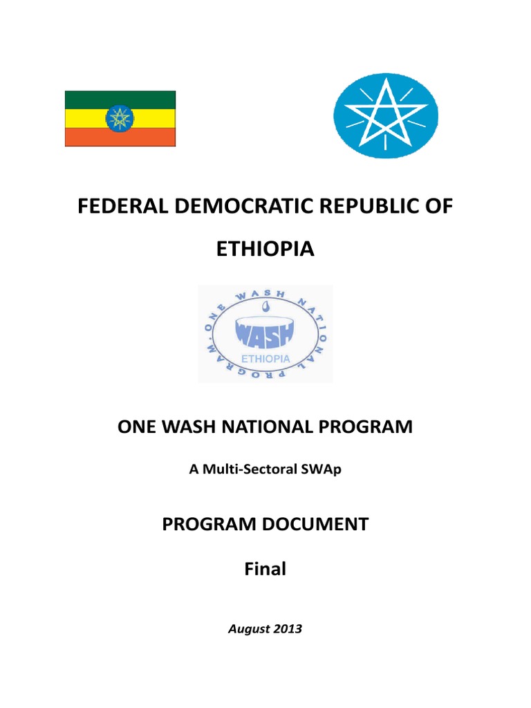 One WASH Program - Final PDF | Download Free PDF | Wash | Sanitation
