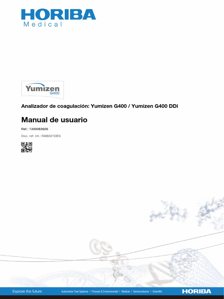 Horiba Yumizen g400 | PDF | Laboratorios | Software