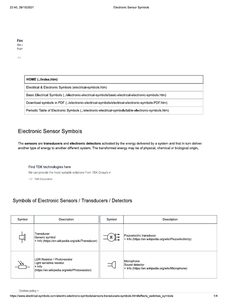Sensor | PDF