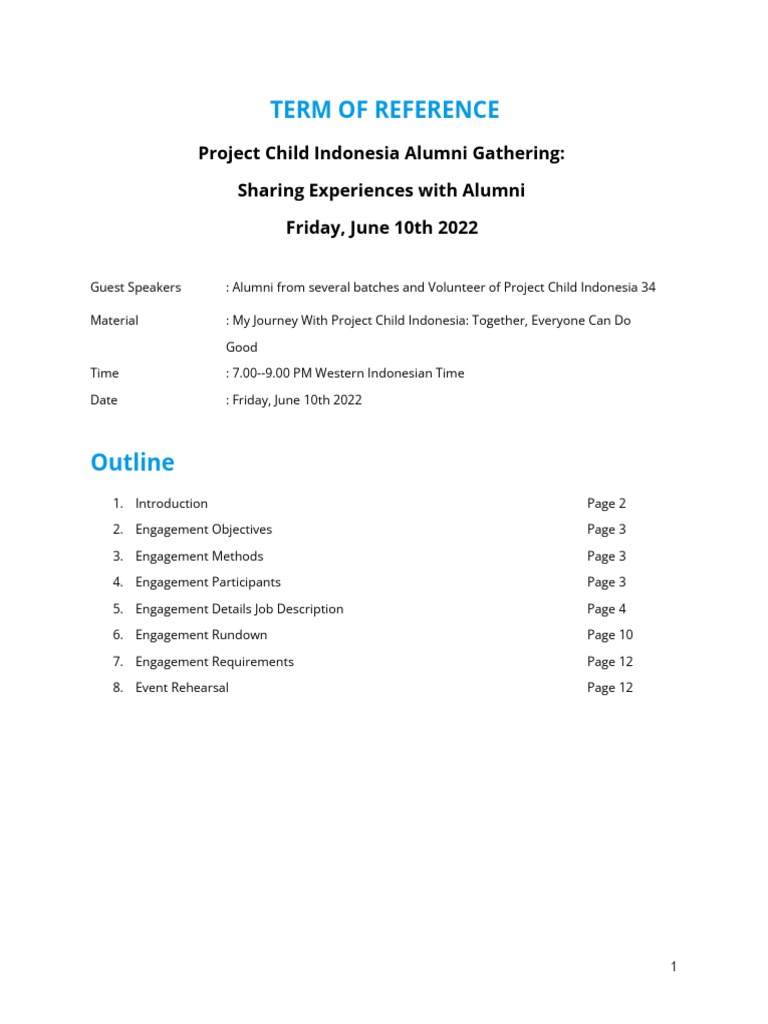 Tor Pci Alumni Gathering June 2022 | PDF | Social Networking Service | Communication