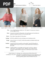 LANE LOOP TEE - English | PDF | Knitting | Knitting Needle