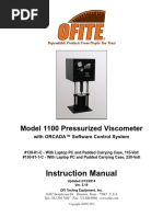 Model 35 Viscometer Instruction Manual | PDF | Calibration | Viscosity