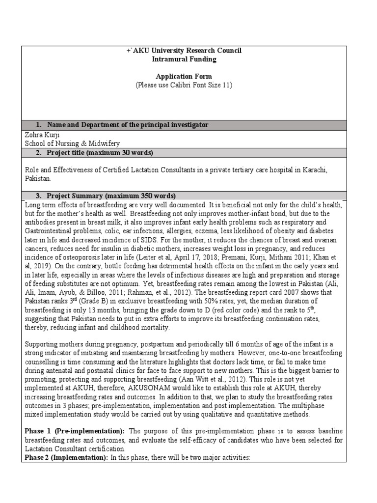 URC Form Lactation Clinic Final 2 | PDF | Breastfeeding | Breast Milk
