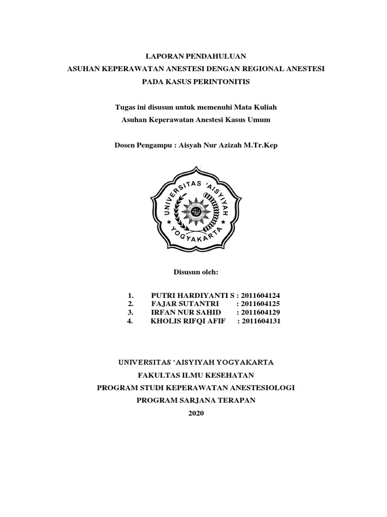 LP Dan Askan (Perintonitis) | PDF