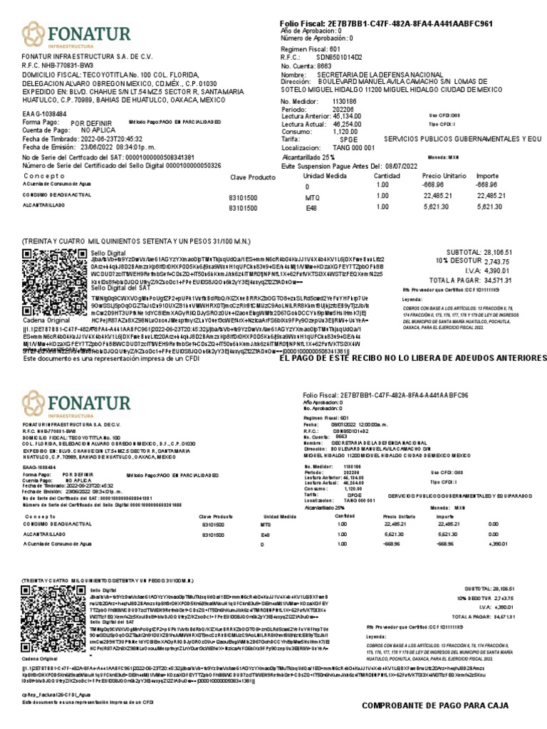 Cfdisdn8501014d2 Eaag 1038484 | PDF | México