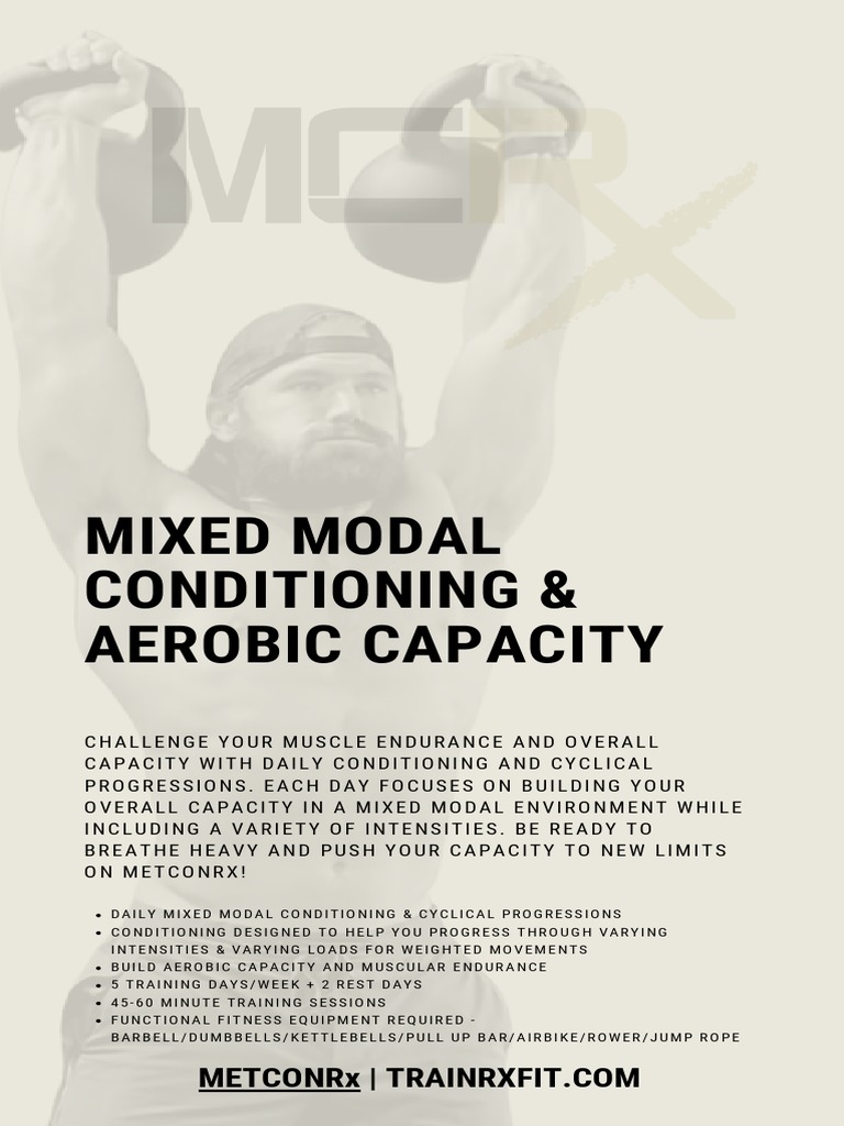 Mixed Modal Conditioning & Aerobic Capacity | PDF | Kettlebell ...