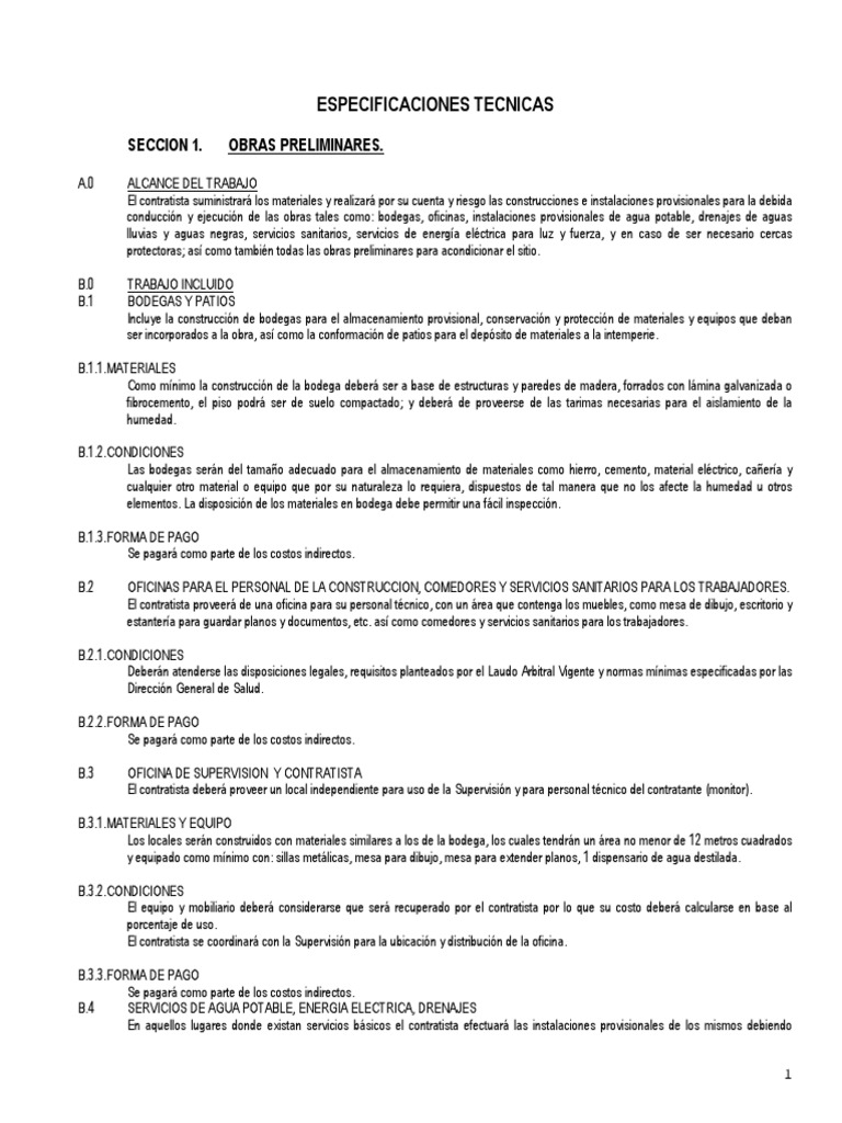 Espec - Intures 2019 | PDF | Hormigón | Cemento