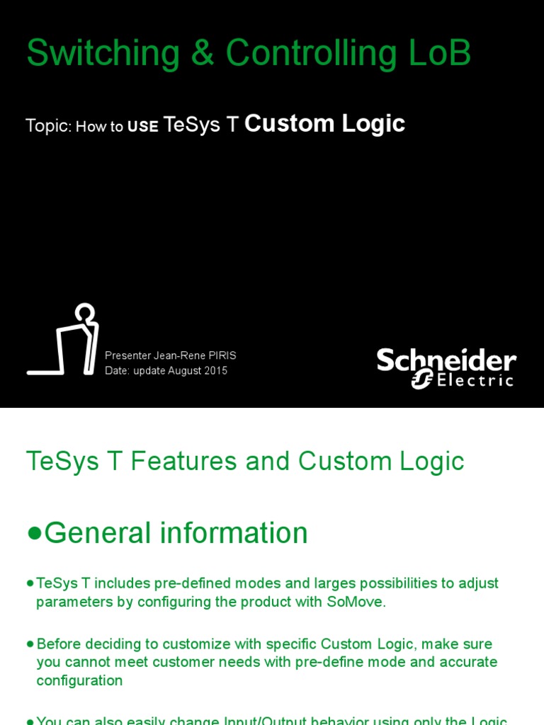 How To Use TeSys T Custom - Logic (2020 - 07 - 16 11 - 18 - 21 UTC ...
