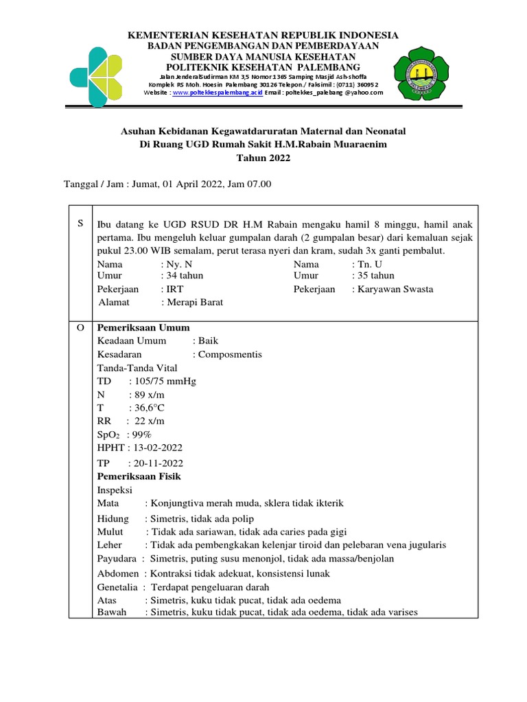 Soap Maternal Neonatal | PDF