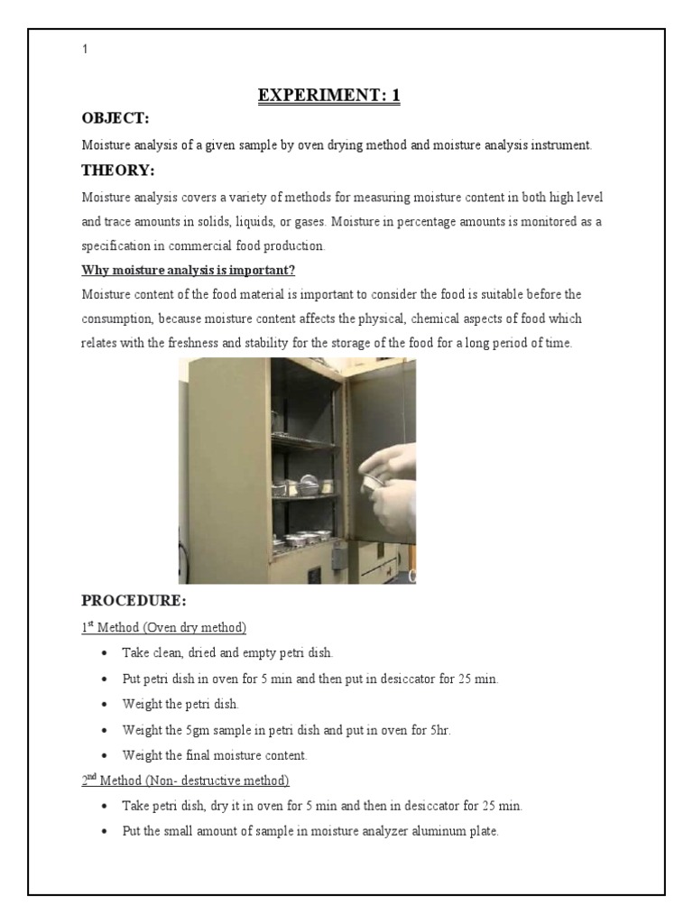 Lab Report Drying | Download Free PDF | Humidity | Applied And ...