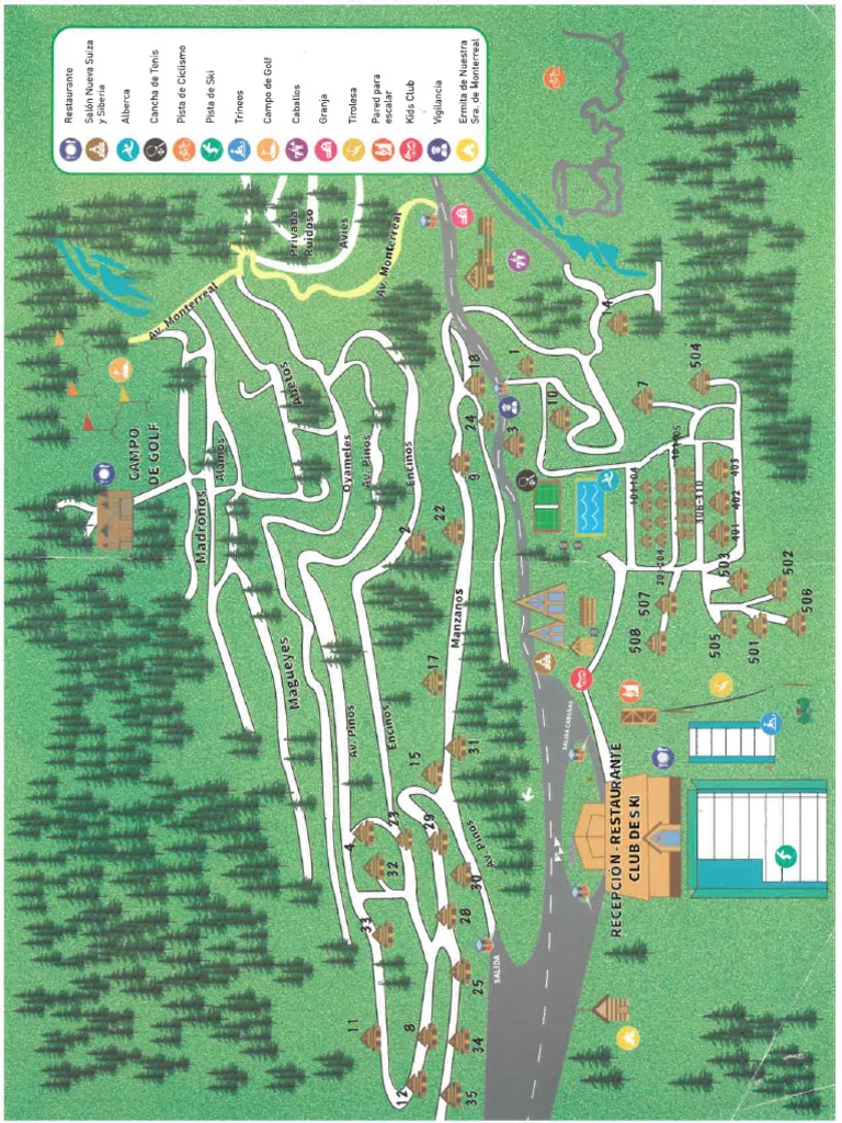 Mapa Cabanas Monterreal | PDF