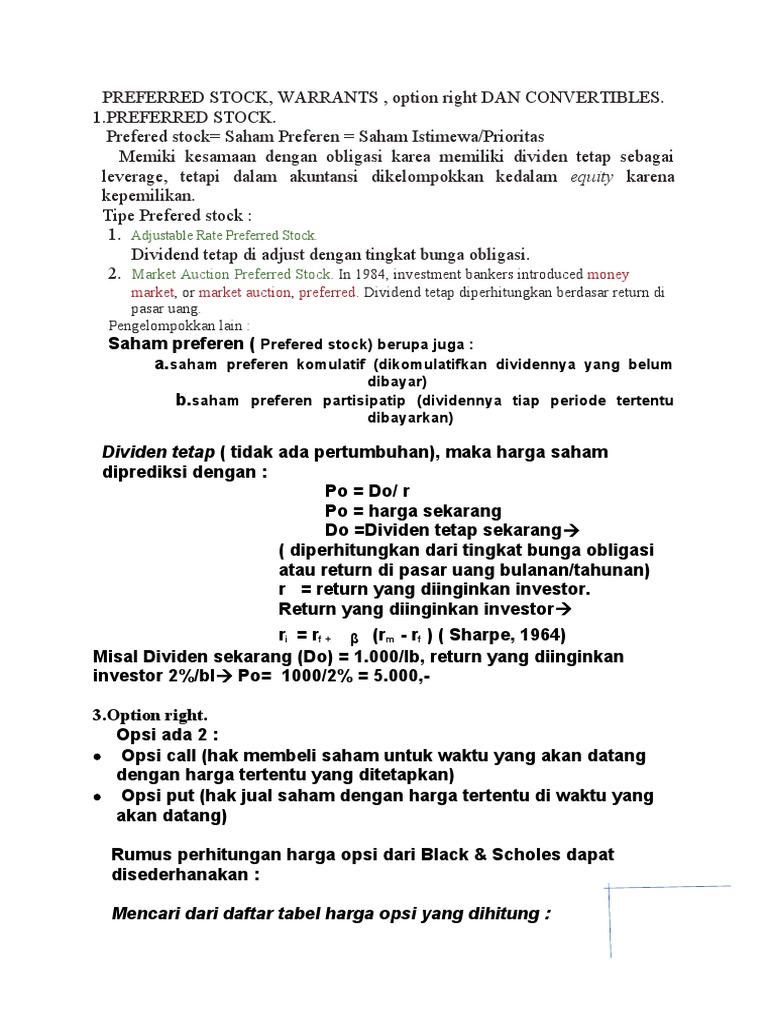 Topic 6. Derivatif Surat Berharga | PDF