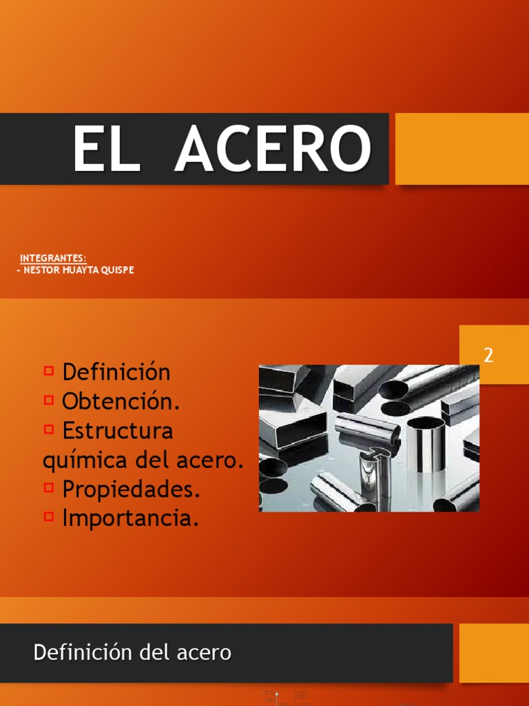 El Acero | PDF | Acero | Hierro