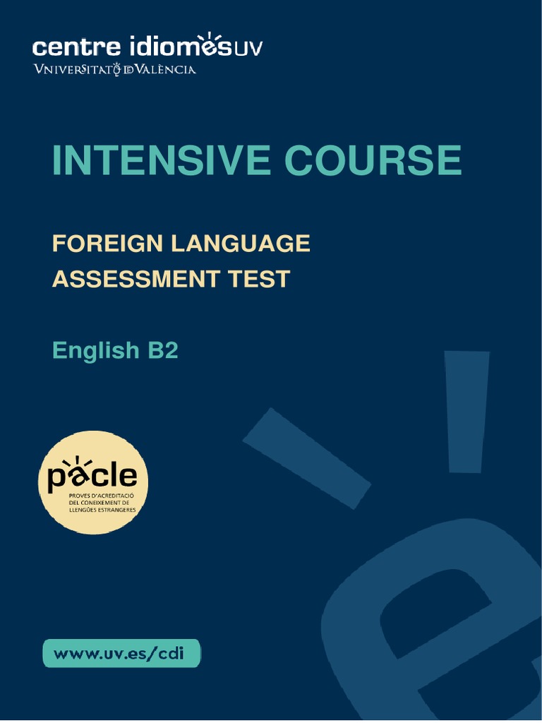 Intensive Course: Foreign Language Assessment Test | PDF | Reading ...