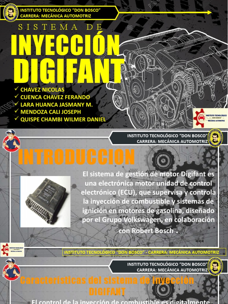 Sistema Digifant | PDF | Inyección de combustible | Propulsión