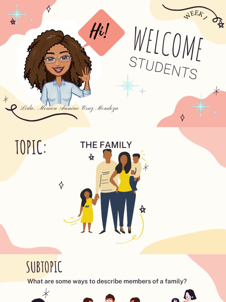 Family Verb To Be Present Simple | PDF