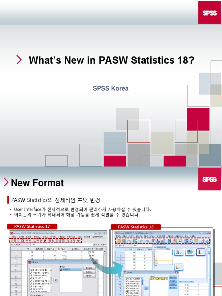 PASW Stat 18 매뉴얼 | PDF