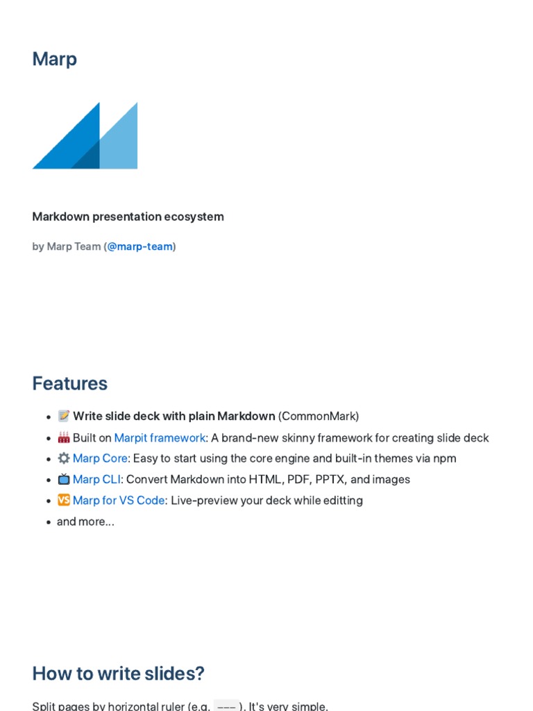 Marp | PDF | Software Development | Computing