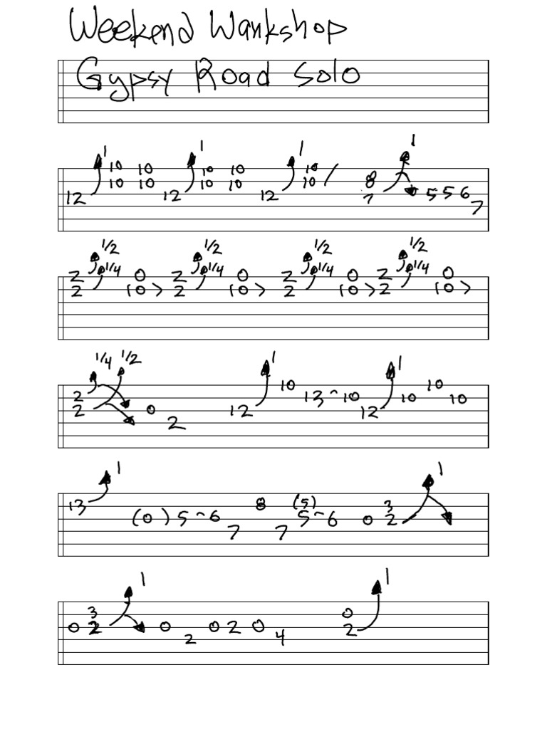 Gypsy Road Tab | PDF
