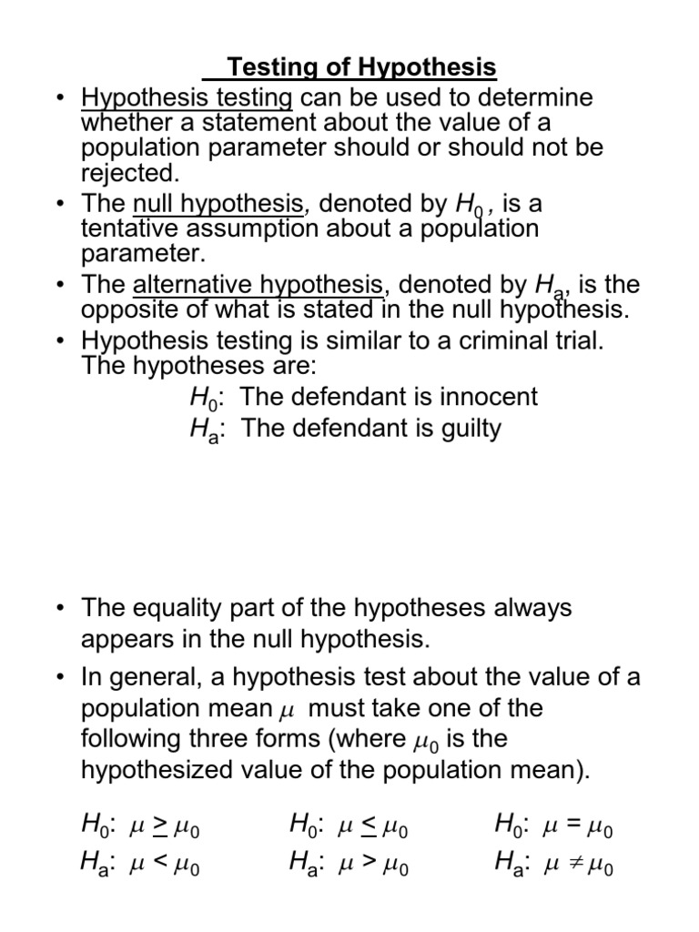 Hypothsis Testing - One Sample | Statistical Significance | Statistical ...