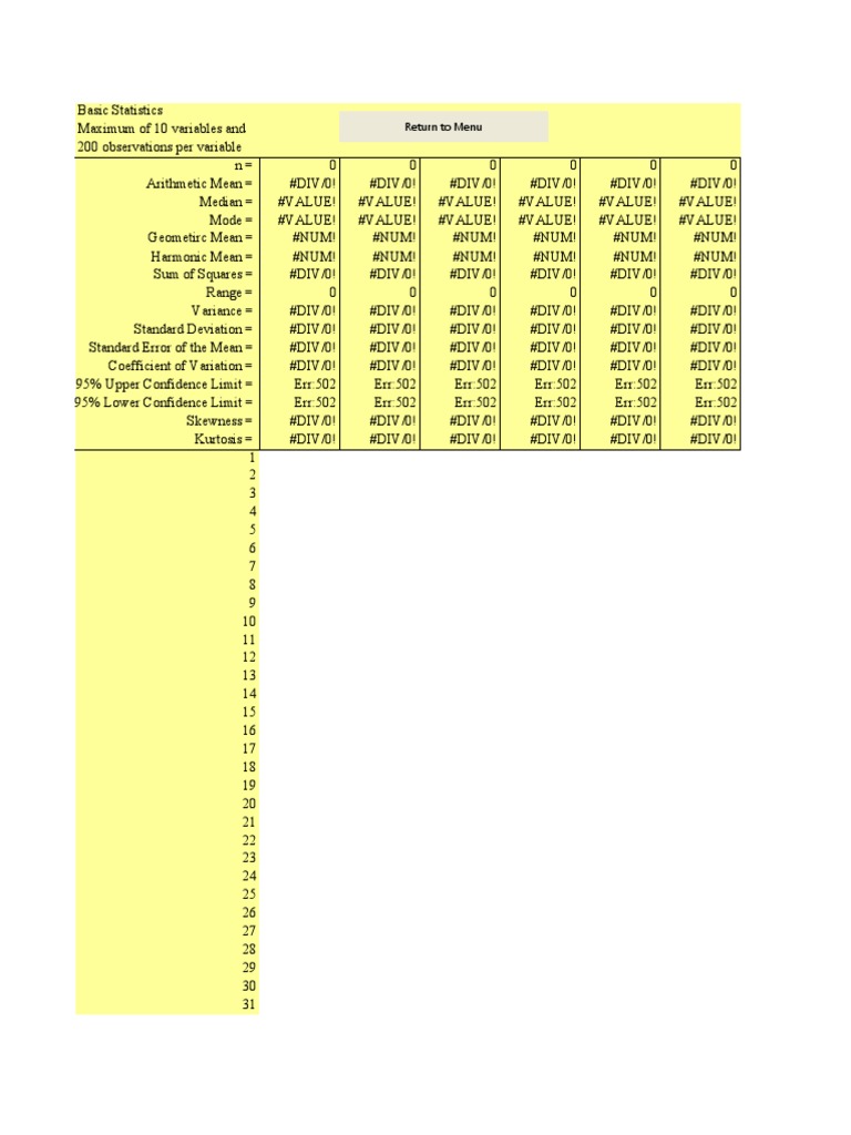 Statistica Descriptiva | Download Free PDF | Mean | Sampling (Statistics)