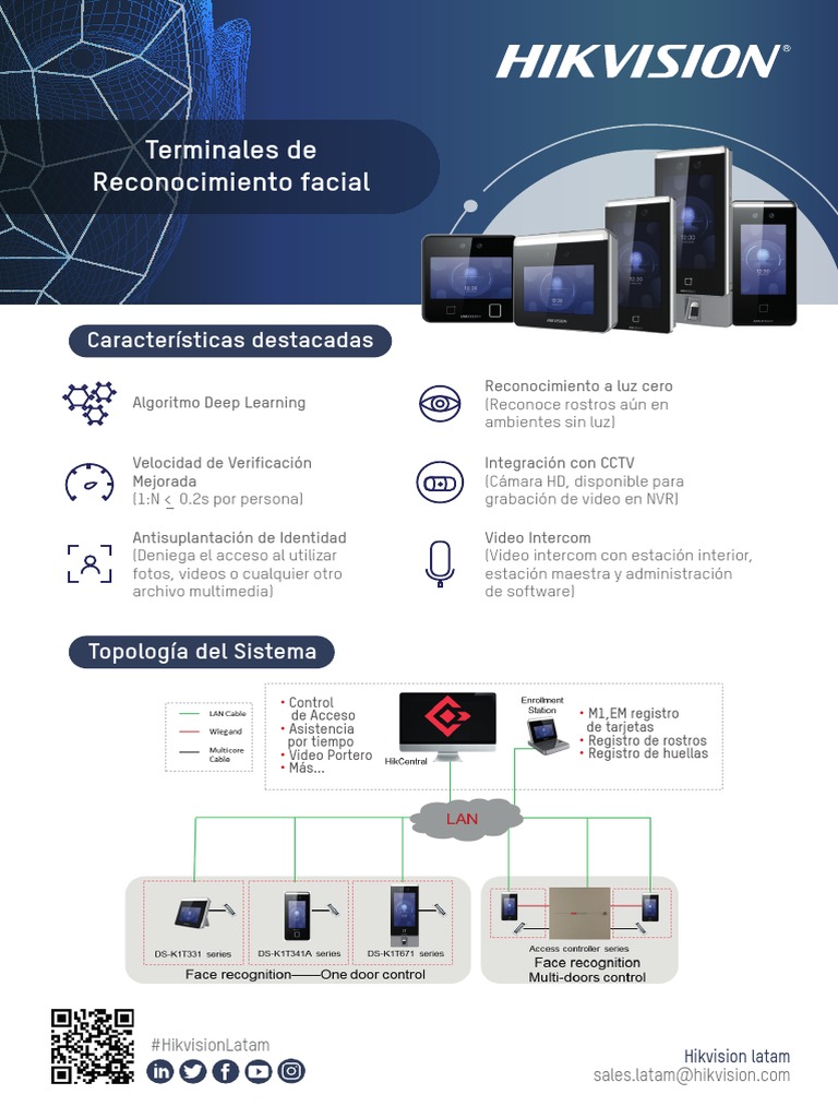 Flyer Terminal de Reconocimiento Facial | PDF | Bienes manufacturados ...