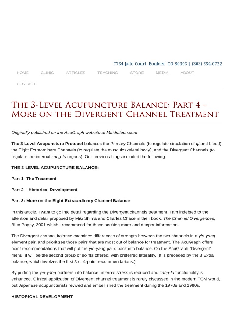 Acupuncture Balance Part 4 | PDF | Traditional Chinese Medicine | Qi