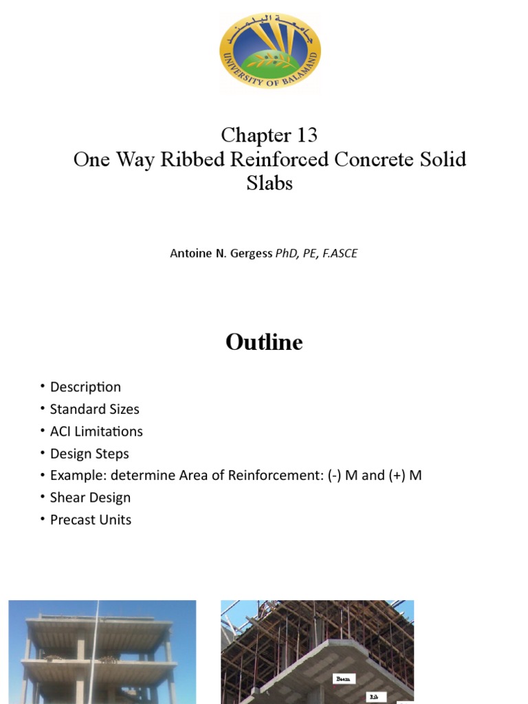13 One Way Ribbed Slab | Download Free PDF | Building Technology ...