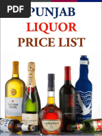 Goa Latest Liquor Price List | PDF