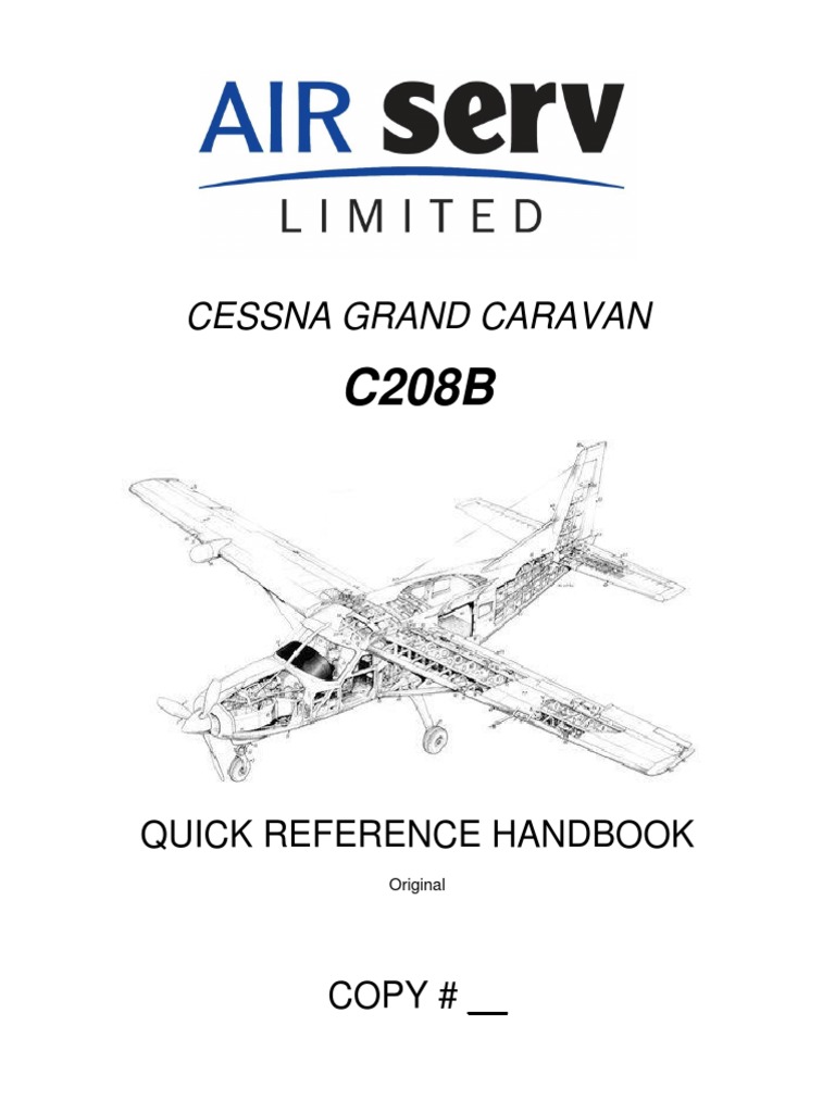 C208B QRH Complete 06-Nov-2014 | PDF | Turbine Engine Failure | Flap ...