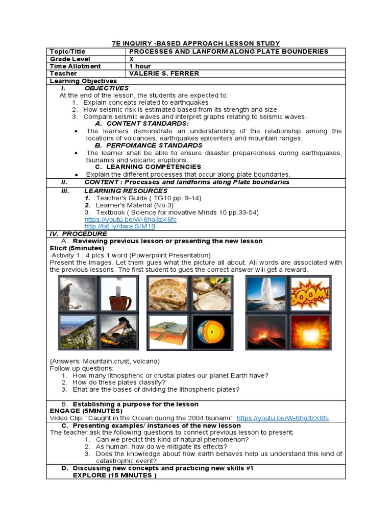 Inquiry in Science Study | PDF | Earthquakes | Geology