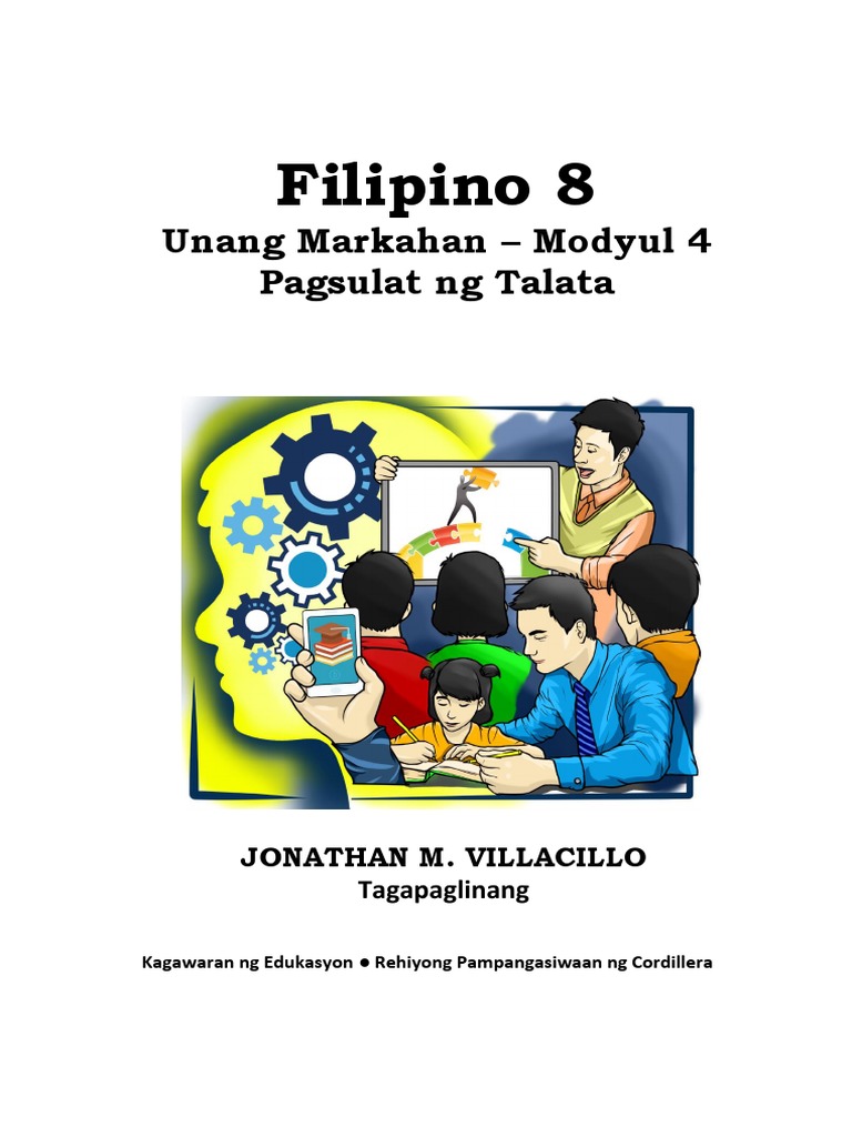 FIL8 Q1 W4 Pagsulat NG Talata Jonathan Villacillo Abra V4 | PDF