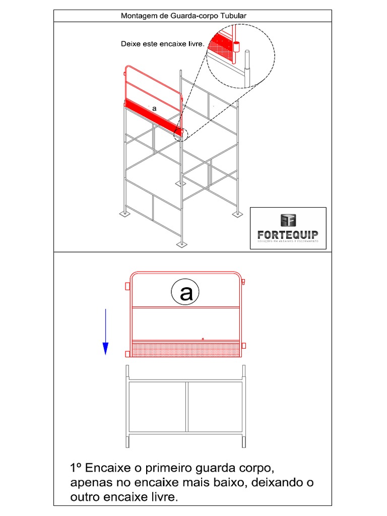Manual de Montagem Do Guarda Corpo | PDF